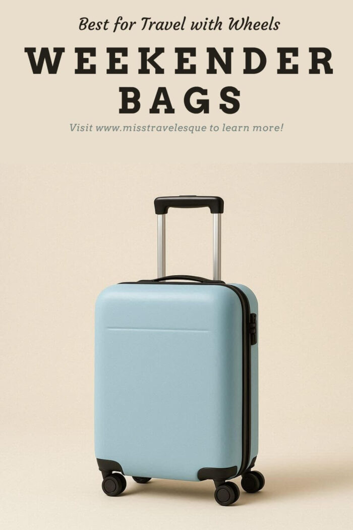 Best Weekender Bag With Wheels: Travel Light, Roll Easy - Miss Travelesque