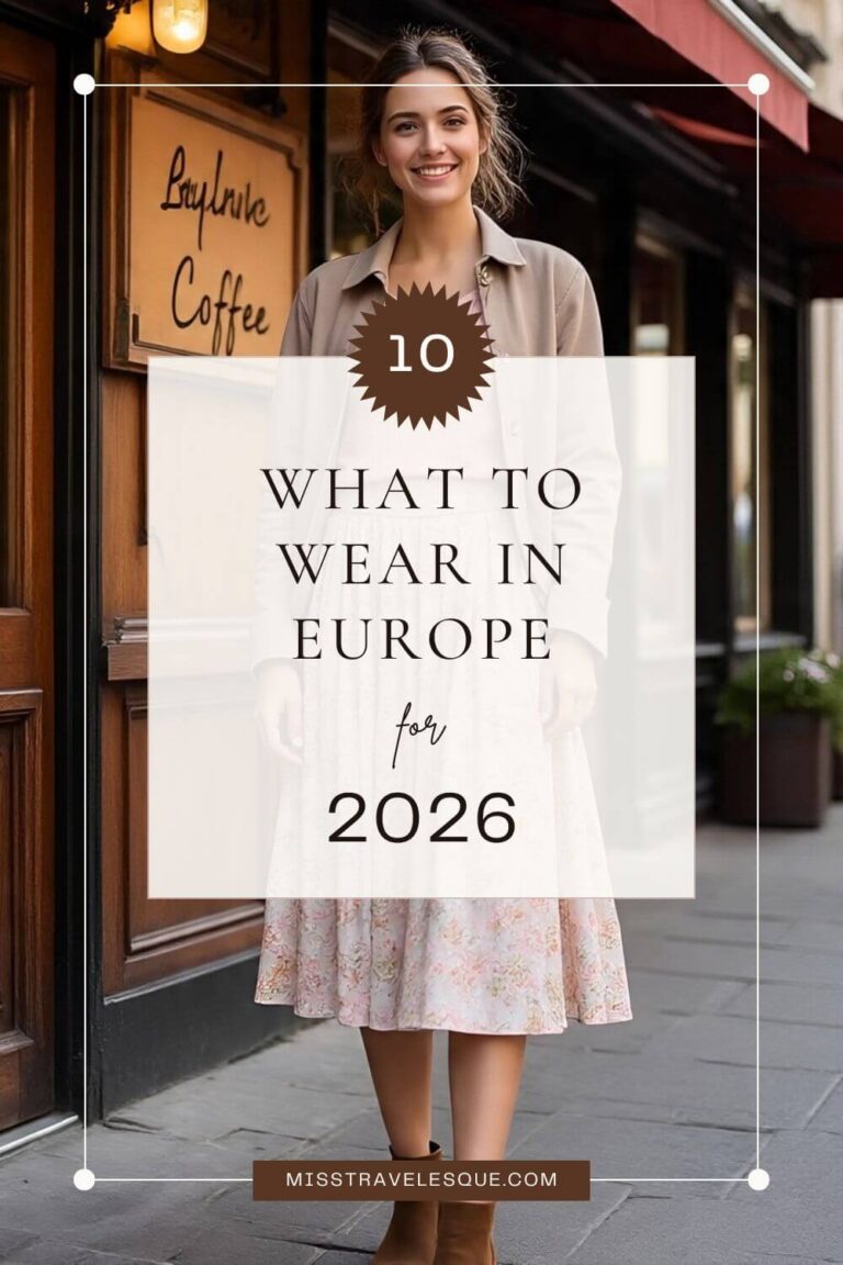 What to Wear While Traveling in Europe: A Season-by-Season Style Guide ...